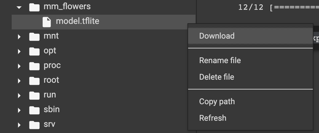 Create a custom model for your image classifier | Google Codelabs