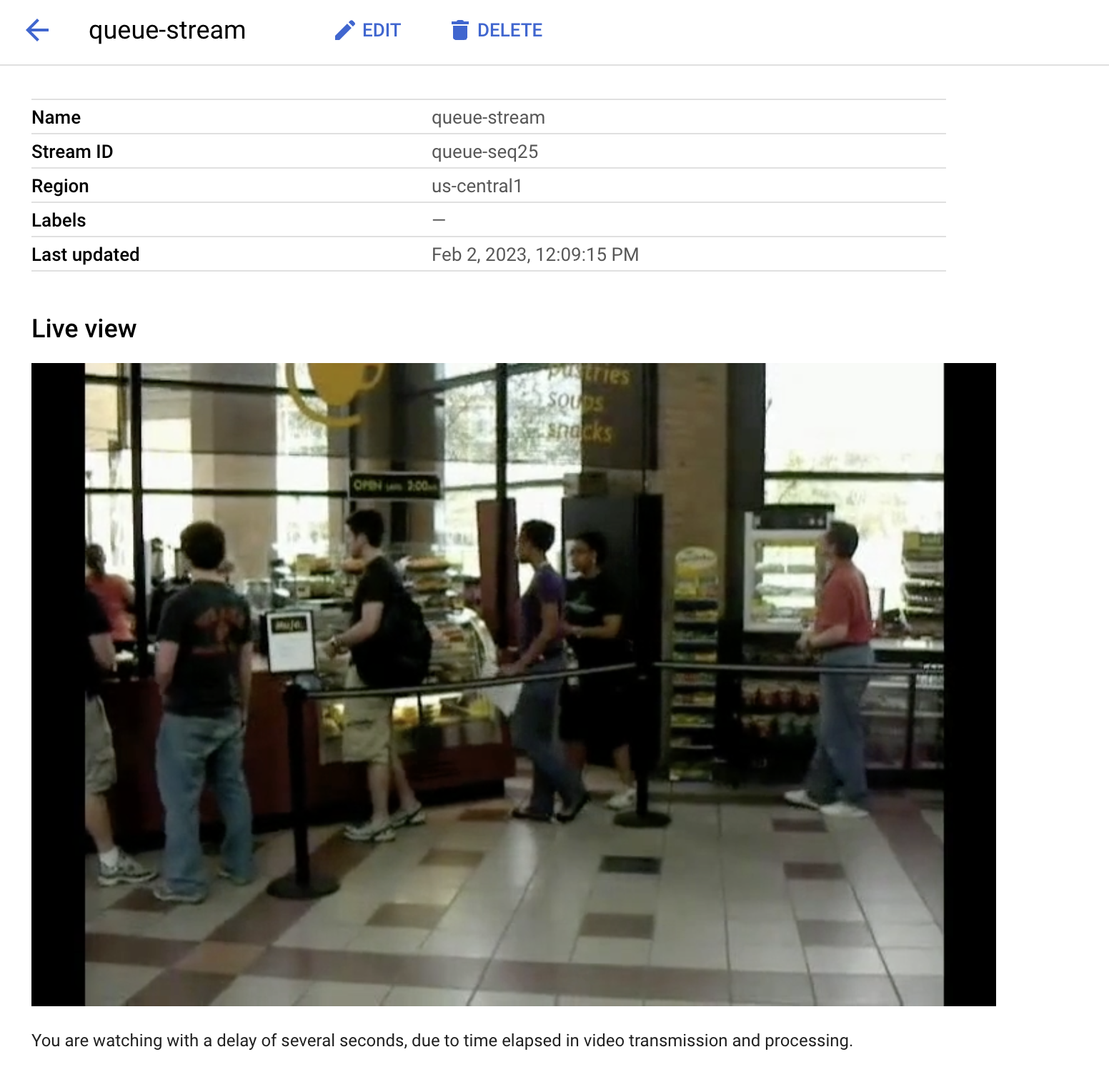 Vertex AI Vision Queue Detection App | Google Codelabs